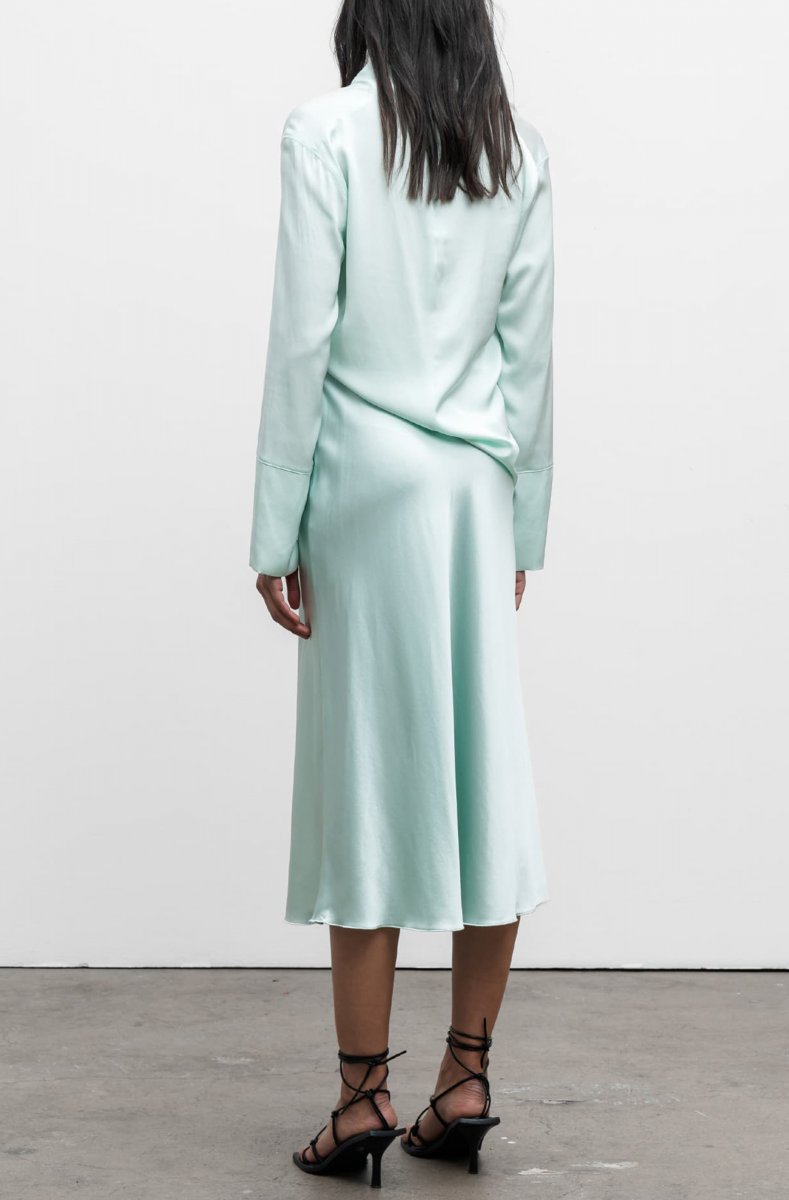 Ahlvar Gallery - Hana Satin Skirt Mint - DAM