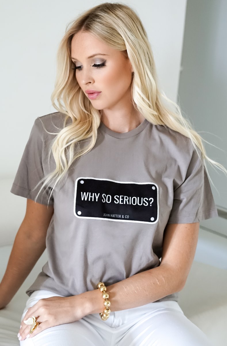 John Hatter & Co - Why so Serious T-shirt - KLÄDER - DAM