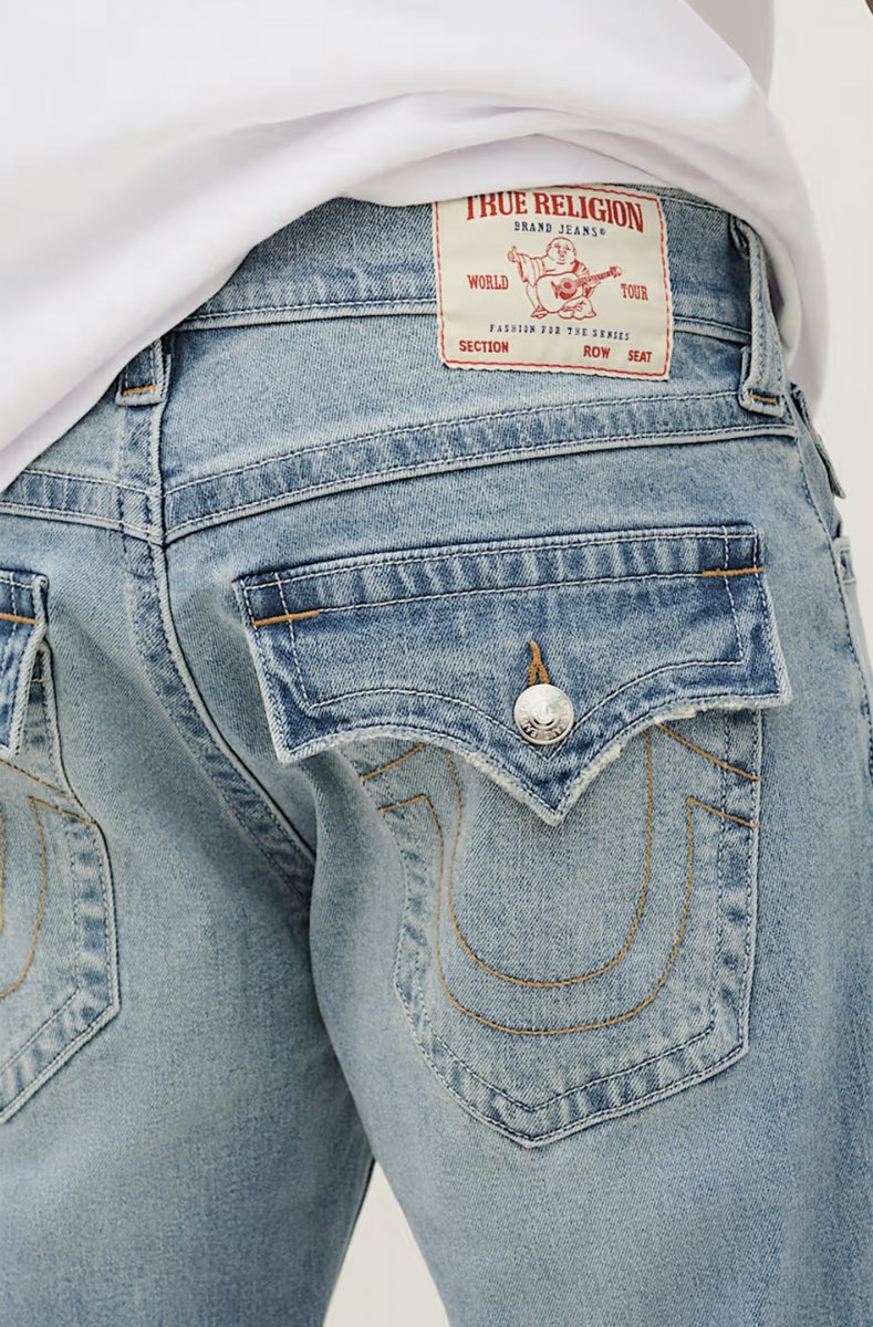 True Religion - Mens - Ricky Flap 34 Brilliant Med Wash