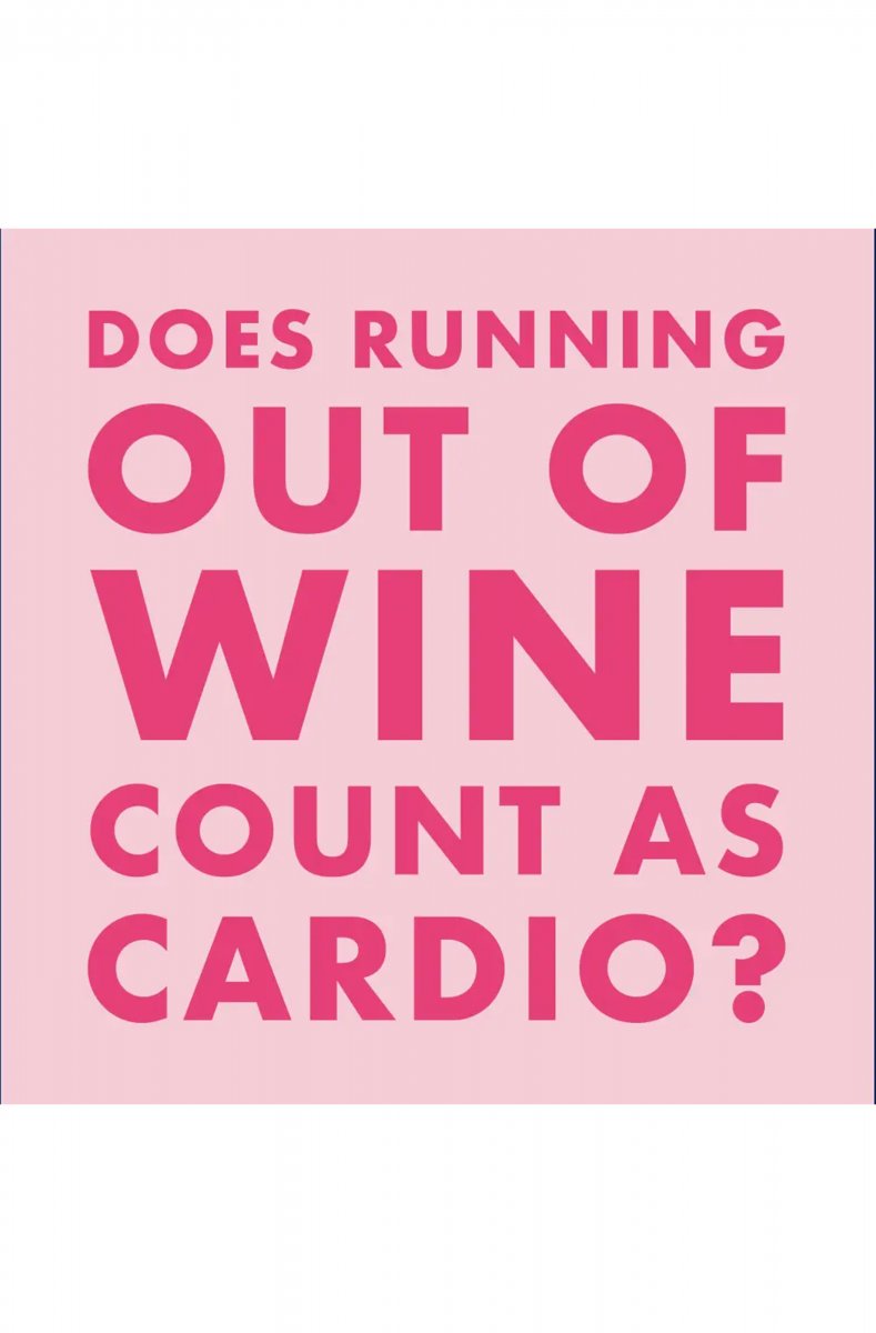 Mixed Brands - Cocktail Servetter - Count Wine As Cardio